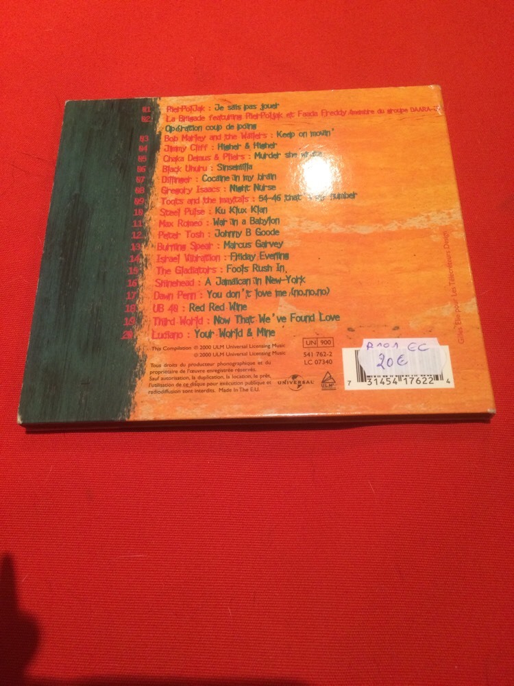 Natural Reggae Compilation Artists Bob Pierpoljak Steel Pulse ...