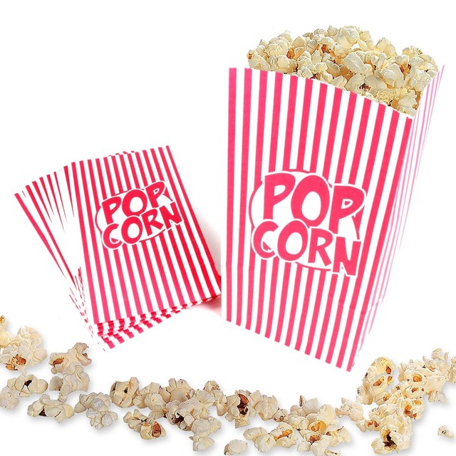 20x Paper Popcorn Bags Container Carrier Packet Loot GOODYBAG Pick 'n ...
