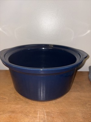 Rival Vintage Crockpot Replacement Pot Ceramic Heavy Dark Blue See ...