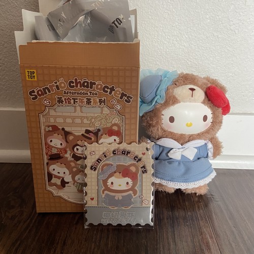 Hello Kitty Sanrio Afternoon Tea Series Plush Blind Box Keychain Top ...