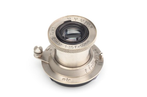 Leitz Leica M39 Elmar 3.5/50mm Nickel Meter Scale #159963 | eBay