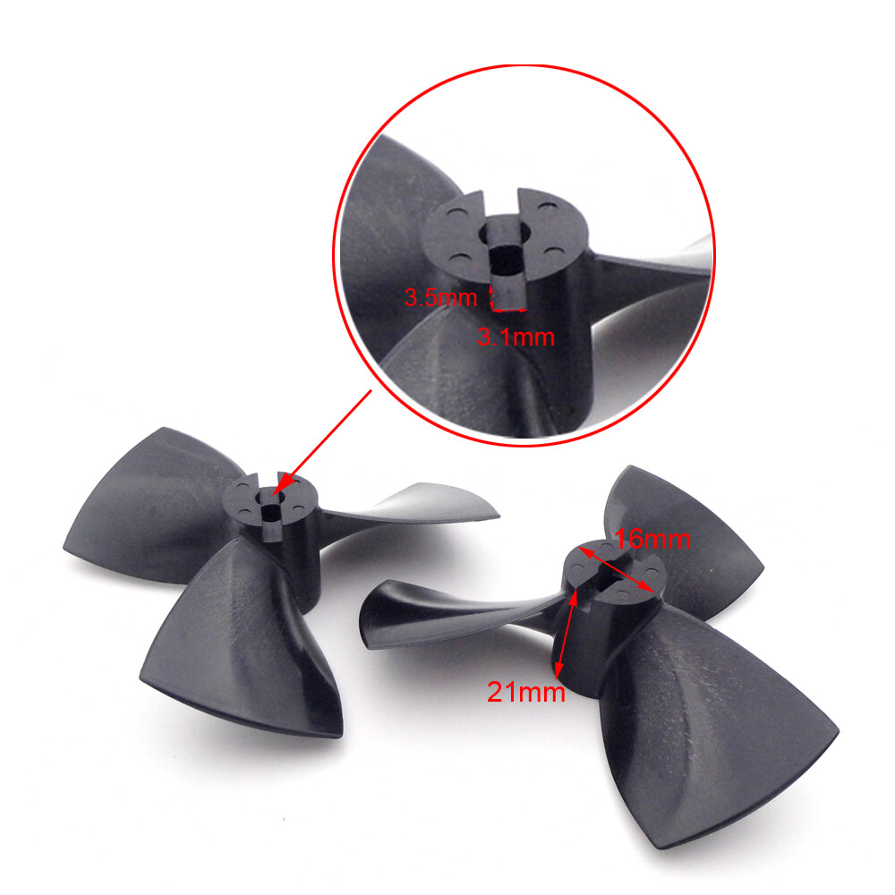 Dia 80mm Propeller Underwater Thruster Prop for 5mm Shaft RC Boat ROV ...