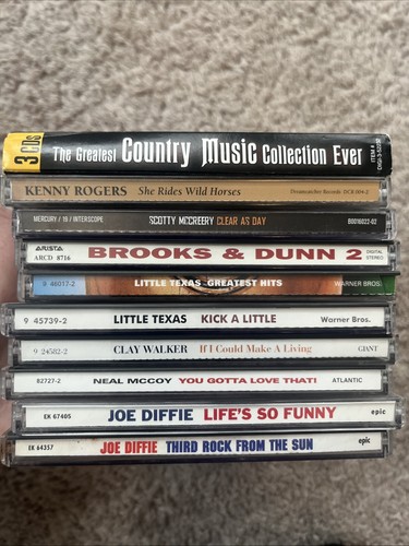 90s & 2000s Country CD Lot – 10 Discs (Diffie, Brooks & Dunn, Kenny ...
