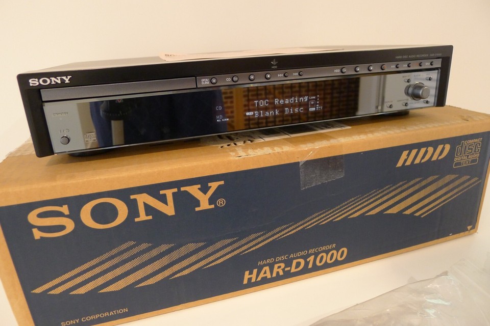 SONY HAR-D1000 HARD DISC RECORDER & CD. | eBay