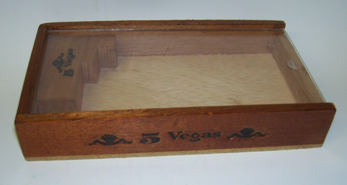 Clear Lid Vegas Wooden Cigar Box | eBay
