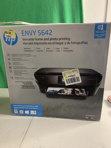 HP ENVY 5642 All-In-One Wireless Printer Print Scan Copy Photo - Open ...