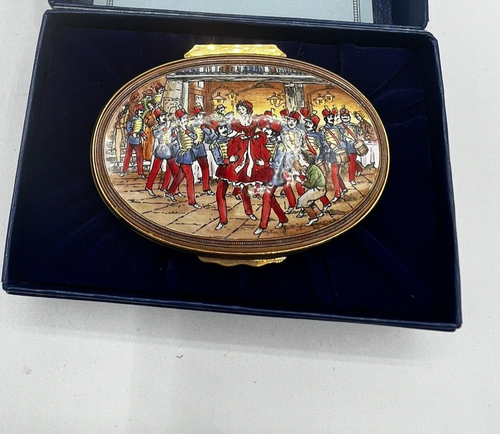 Halcyon Days Enamels-Bilston Battersea-Music Box-Metropolitan Opera Box ...