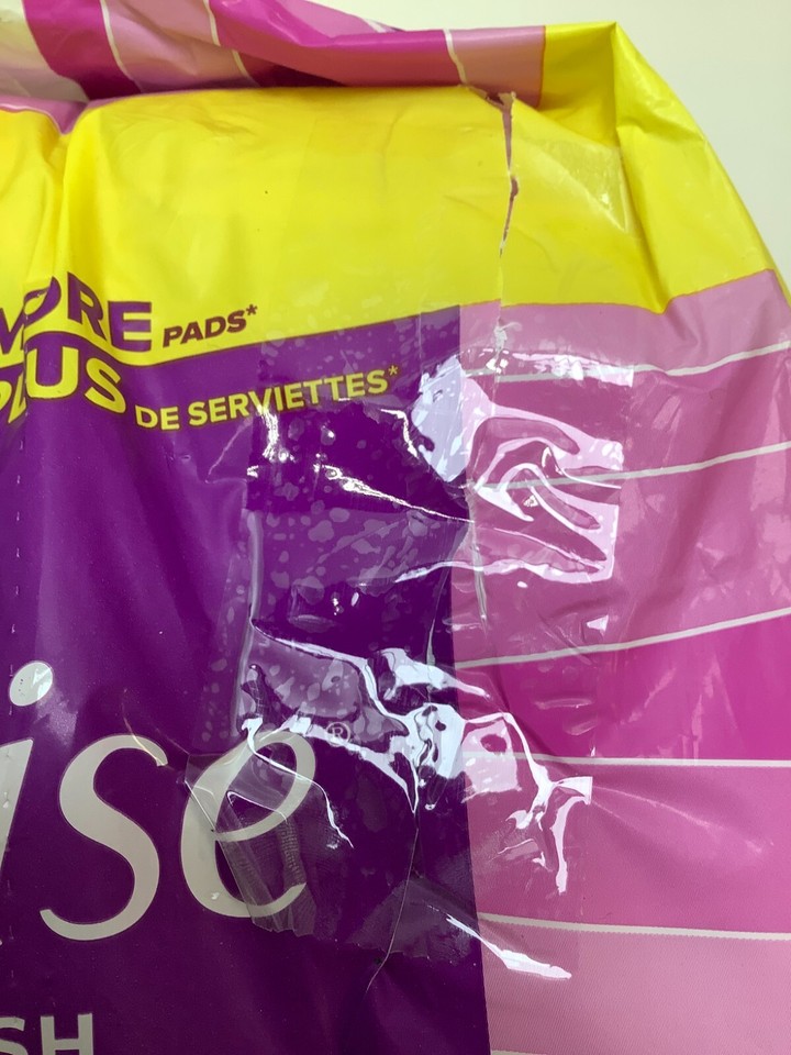 Poise Fresh protection Pads #6, Ultimate, Regular, 4 Opened/Disheveled ...