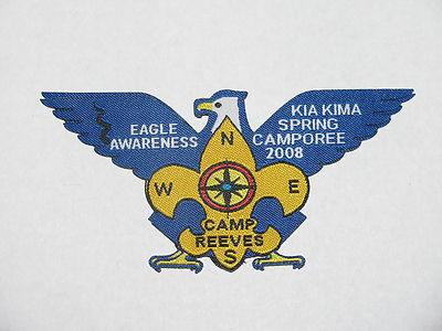 Camp Reeves (NC) 2008 Kia Kima Spring Camporee Pocket Patch BSA | eBay