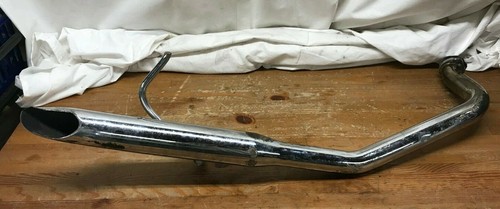 Harley Slash Cut Single Pipe Exhaust Shovelhead FX FXR Touring | eBay