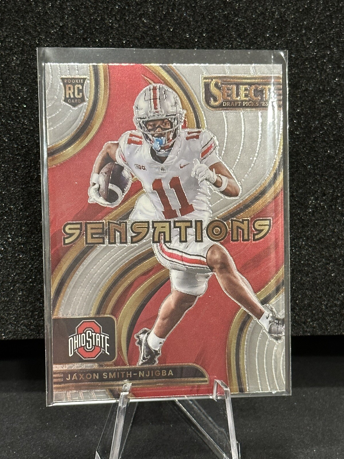 2023 JAXON SMITH-NJIGBA PANINI SELECT DRAFT PICKS RC SENSATIONS SILVER ...