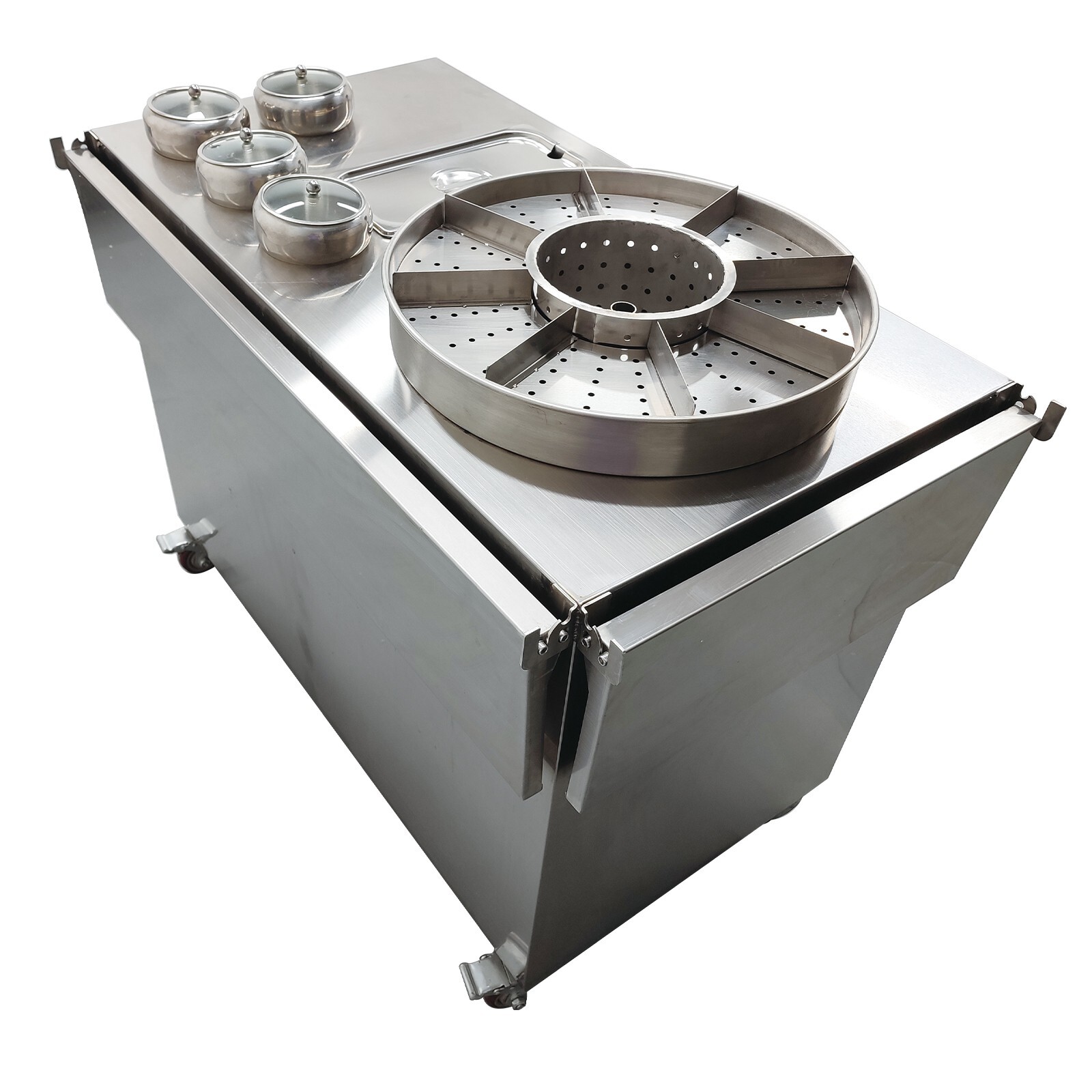 Commercial Mobile Food Truck Stainless Steel LP Gas Heating Cooking ...