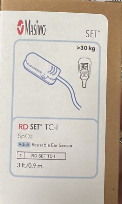 MASIMO RD SET TC-I SpO2 Adult EAR Sensor 3 ft, 4053 Brand New | eBay