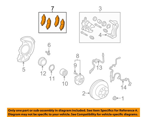 TOYOTA OEM 04-10 Sienna Brake-Front Pads 0446508030 | eBay