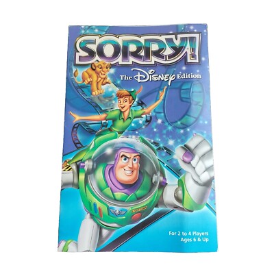 Vtg Sorry! Disney Edition Board Game Replacement Game Board ...