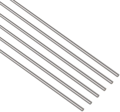 6 Pcs Stainless Steel Rod Straight Lathe Bar Stock DIY RC Model Car ...