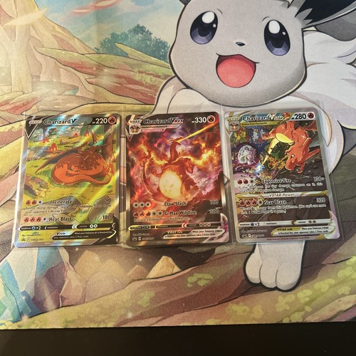 Pokemon Charizard UPC Ultra premium collection 3 promo cards Sword and ...