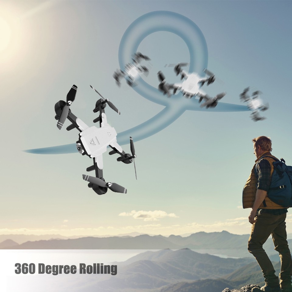 Blanc Maintien D'altitude 4k Folding Drone High Definition Dual Camera ...