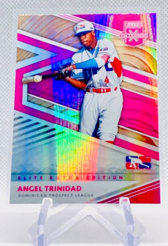 2020 Panini Elite Extra Edition Angel Trinidad Pink Parallel #199 ...