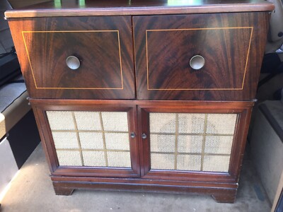Emerson console radio 1940s | eBay