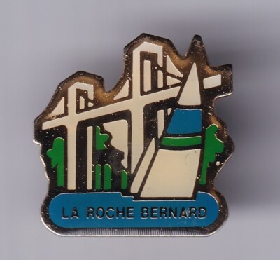 RARE PINS PIN'S .. TOURISME PONT BRIDGE VOILIER BRETAGNE LA ROCHE ...