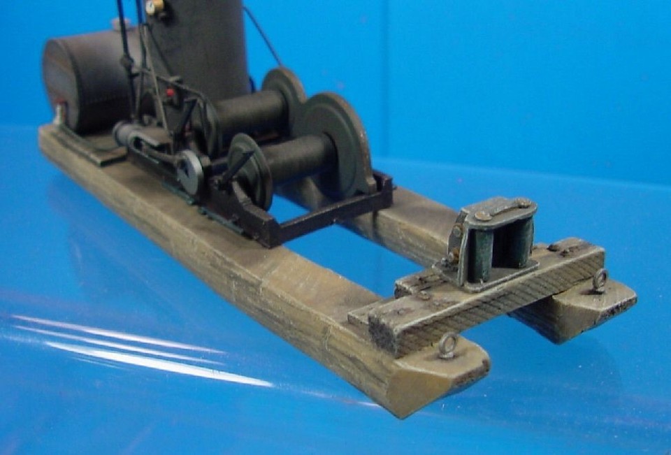 O SCALE On3/On30 DONKEY SLED WITH DETAILS KIT FOR BACHMANN SPECTRUM LOG ...