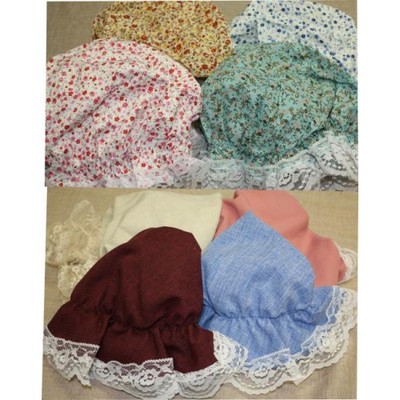 GRANNY MOB MOP COLONIAL PILGRIM MAID RAG DOLL BETSY ROSS COSTUME BONNET ...