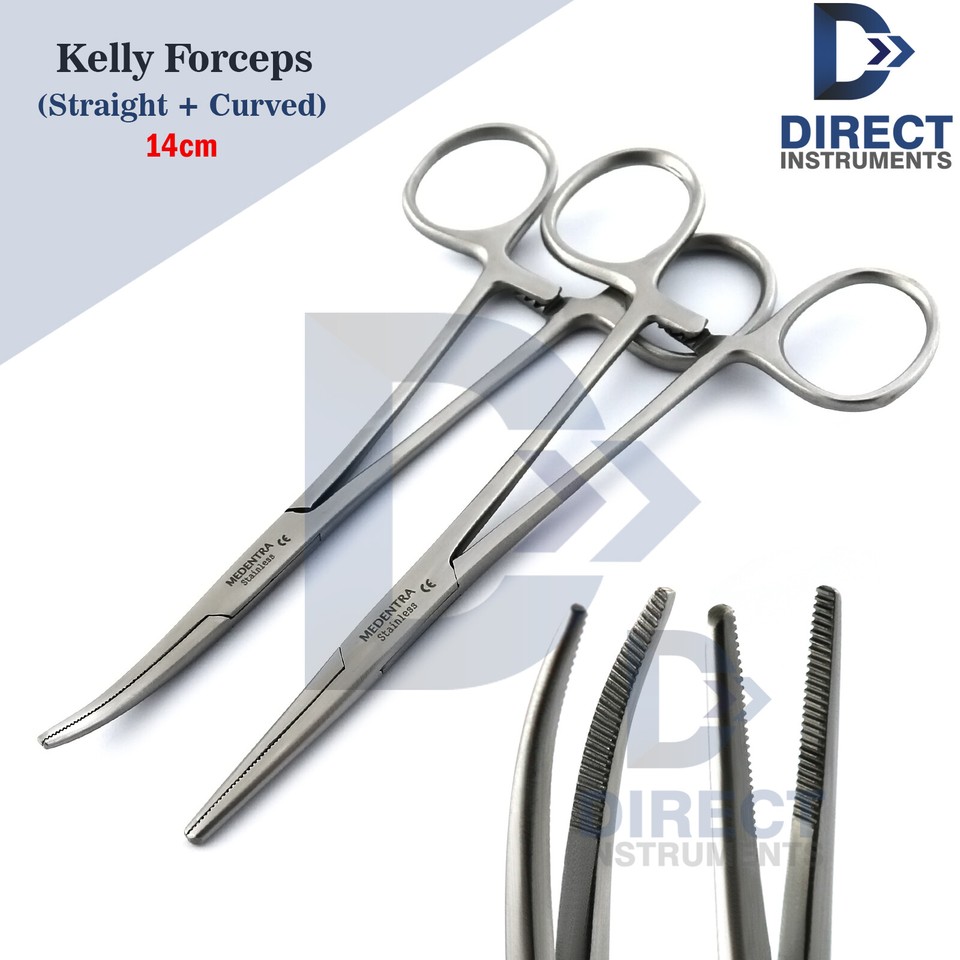 MEDENTRA Surgical Hemostat Forceps Artery Clamp Hemostatic Scissor ...