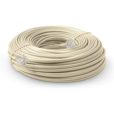 100ft Phone Cord for Landline Telephone Extension Land Line read ...