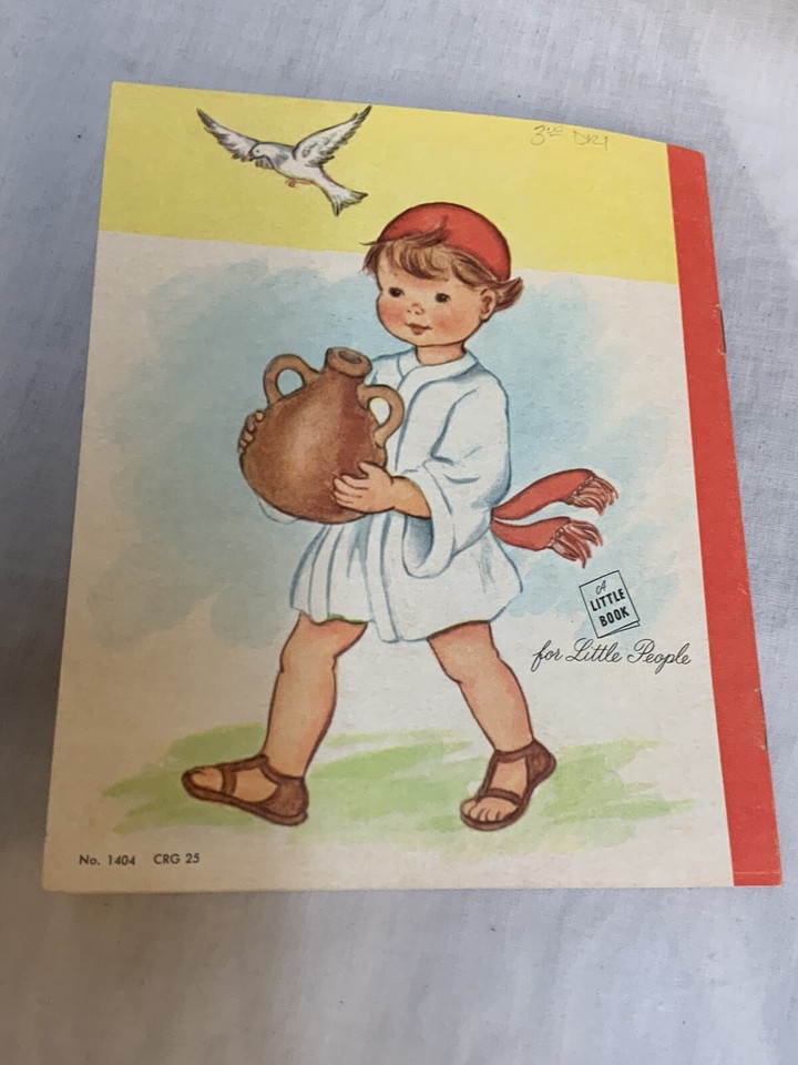 VTG Little Boy Jesus Plastic Little Book Gibson Company | eBay