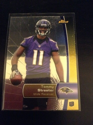Tommy Streeter Ravens 2012 Topps Finest Rookie #150 | eBay