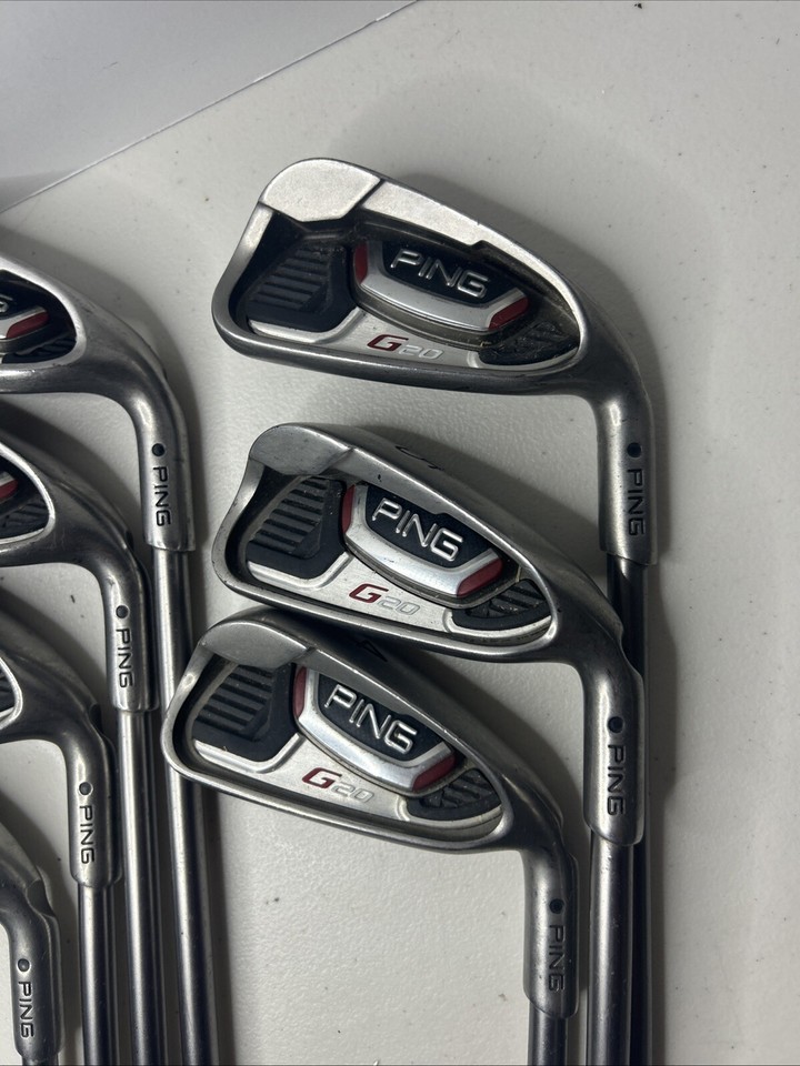 Ping G20 Iron Set 4-PW Black Dot TFC 169I Soft Regular Senior Graphite ...
