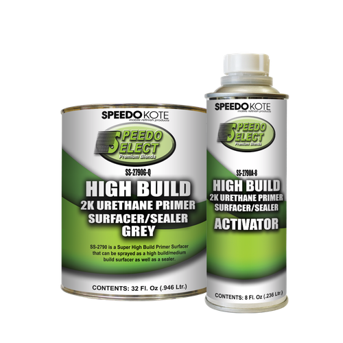Super Fill High Build 2K Urethane Primer Gray Quart Kit | Speedokote ...
