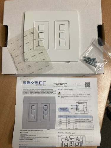 Savant WCC-206BW1-00 wireless keypad panel | eBay