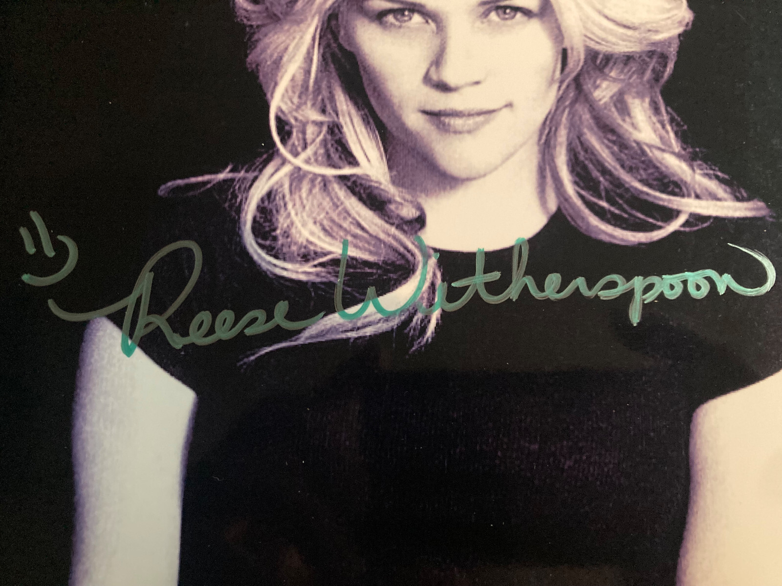 Reese Witherspoon Signed Autograph Signature 8x10 B&W Glossy Photograph ...