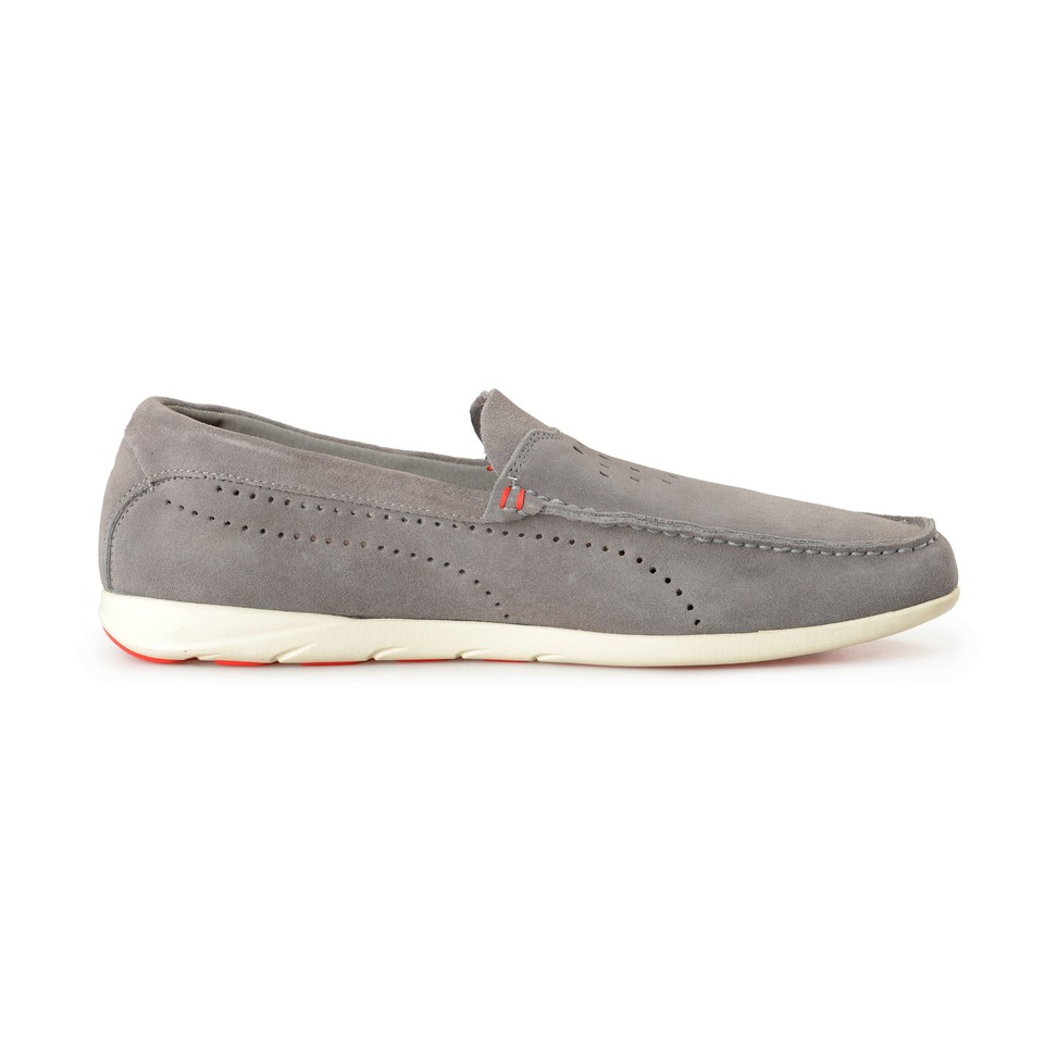 Puma X Scuderia Ferrari Mn's Gray Suede Leather Slip On Loafers Car ...