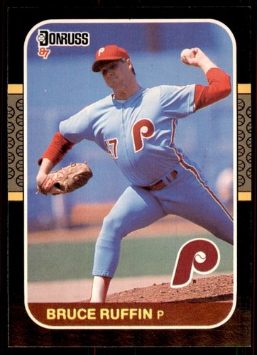 1987 Donruss Bruce Ruffin Rookie Philadelphia Phillies #555 | eBay