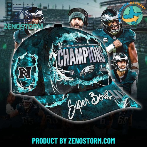 Philadelphia Eagles Super Bowl LIX Champions Cap Vintage Style ...