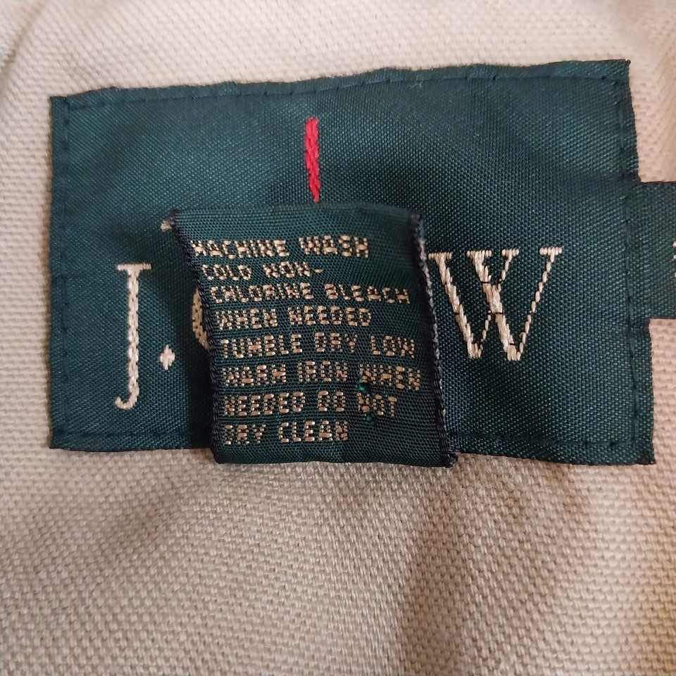 Vintage J Crew Oarsman Jacket Beige Barn Coat XL Button Up | eBay