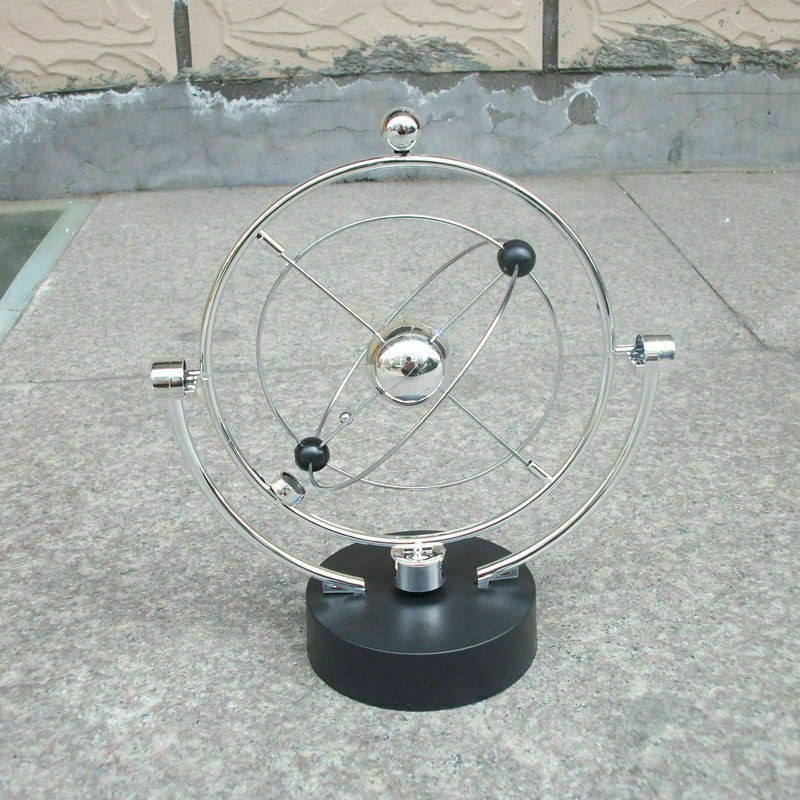 Kinetic Orbital Revolving Gadget Perpetual Motion Desk Office Art Decor ...