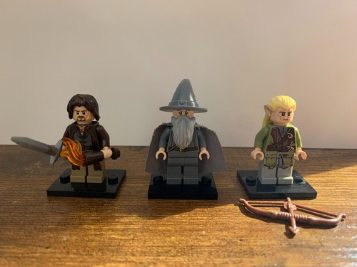Lego Lord of the Rings Minifigure Lot- Aragorn, Gandalf, Legolas | eBay