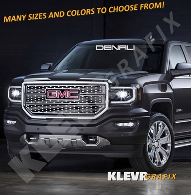 Denali GMC Vinyl Decal Sticker Sierra Canyon Truck Acadia Terrain Yukon ...