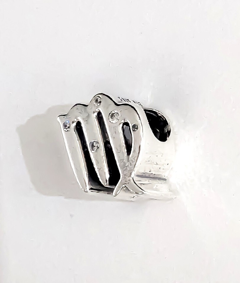 NEW 100% Authentic PANDORA 925 Silver Sparkling Virgo Zodiac Charm ...