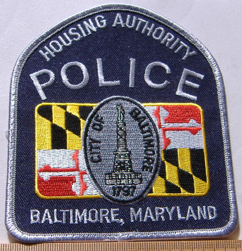 BALTIMORE HOUSING AUTHORITY POLICE MARYLAND FABRIC PATCH | eBay