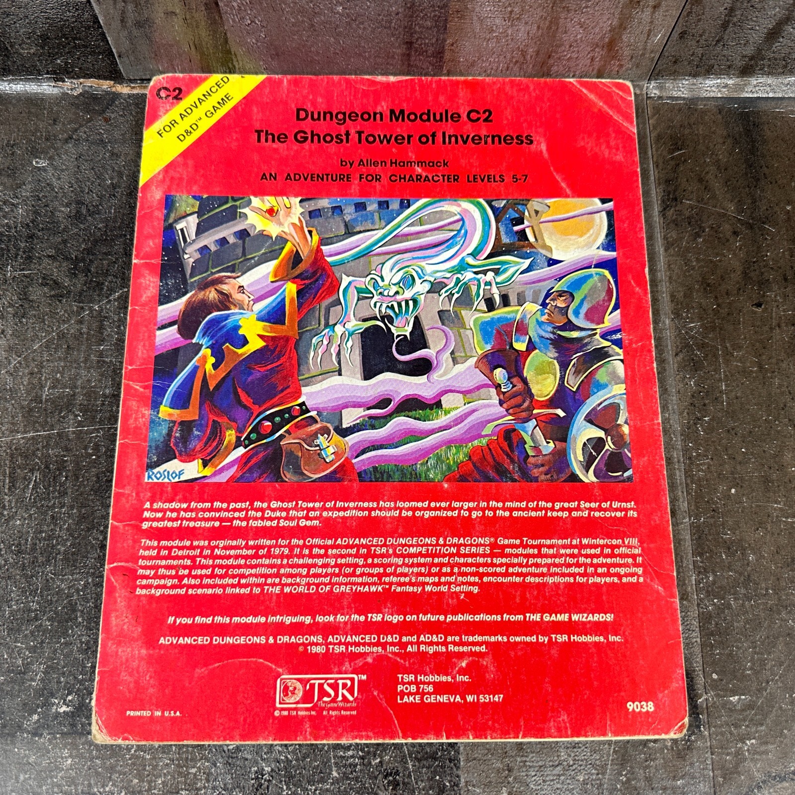 Dungeons and Dragons, Advanced, module C2 The Ghost Tower of Inverness ...