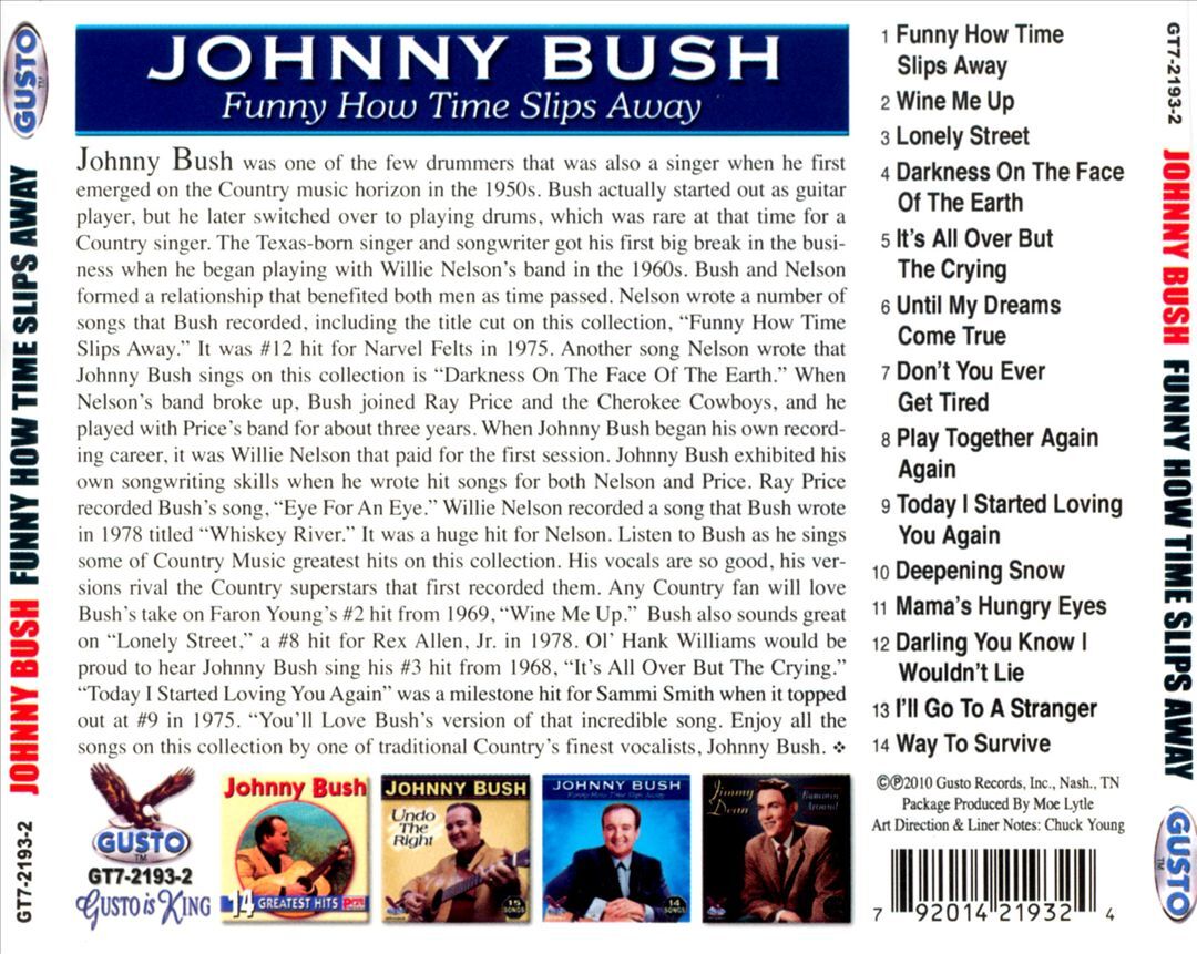 JOHNNY BUSH - FUNNY HOW NEW CD 792014219324| eBay