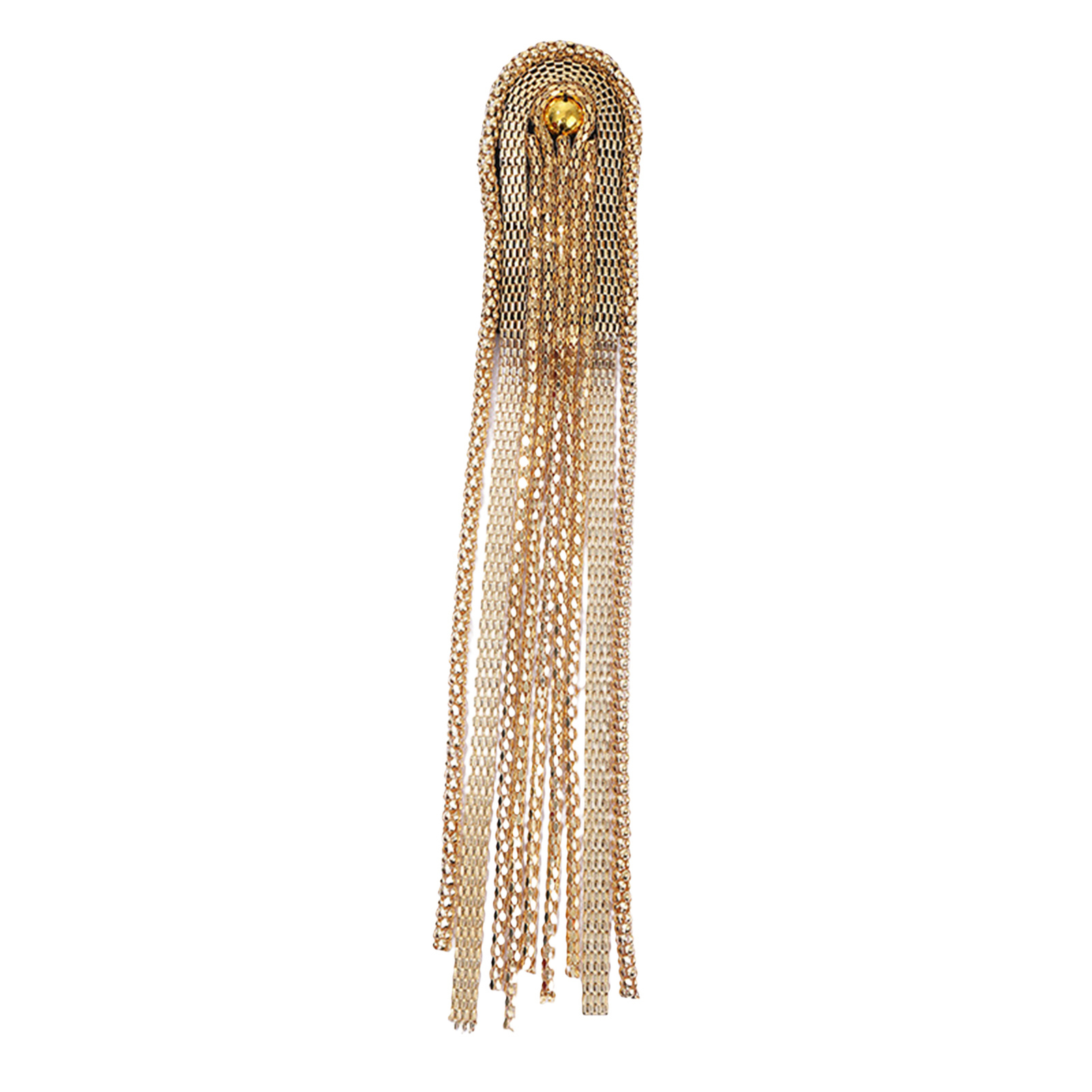 Shoulder Brooch Long Tassel Chain Dress Up Fashion Brooch Shoulder Pad ...