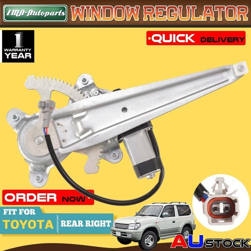 Rear Right Electric Window Regulator w/ Motor for Toyota Landcruiser ...