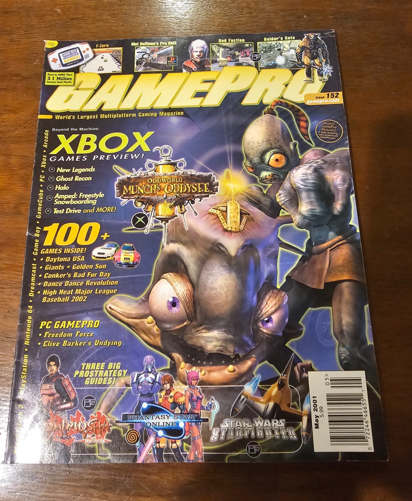 GAMEPRO Magazine May 2001 Issue # 152 w/ Portal Runner Comic | eBay