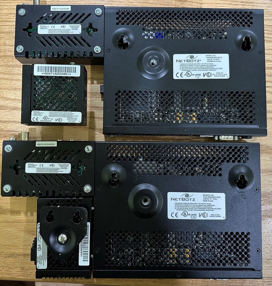 Lot of 2 NetBotz 500 Security Camera Monitoring Devices | eBay